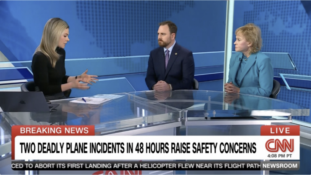 President Nick Daniels on CNN Newsroom Saturday - NATCA